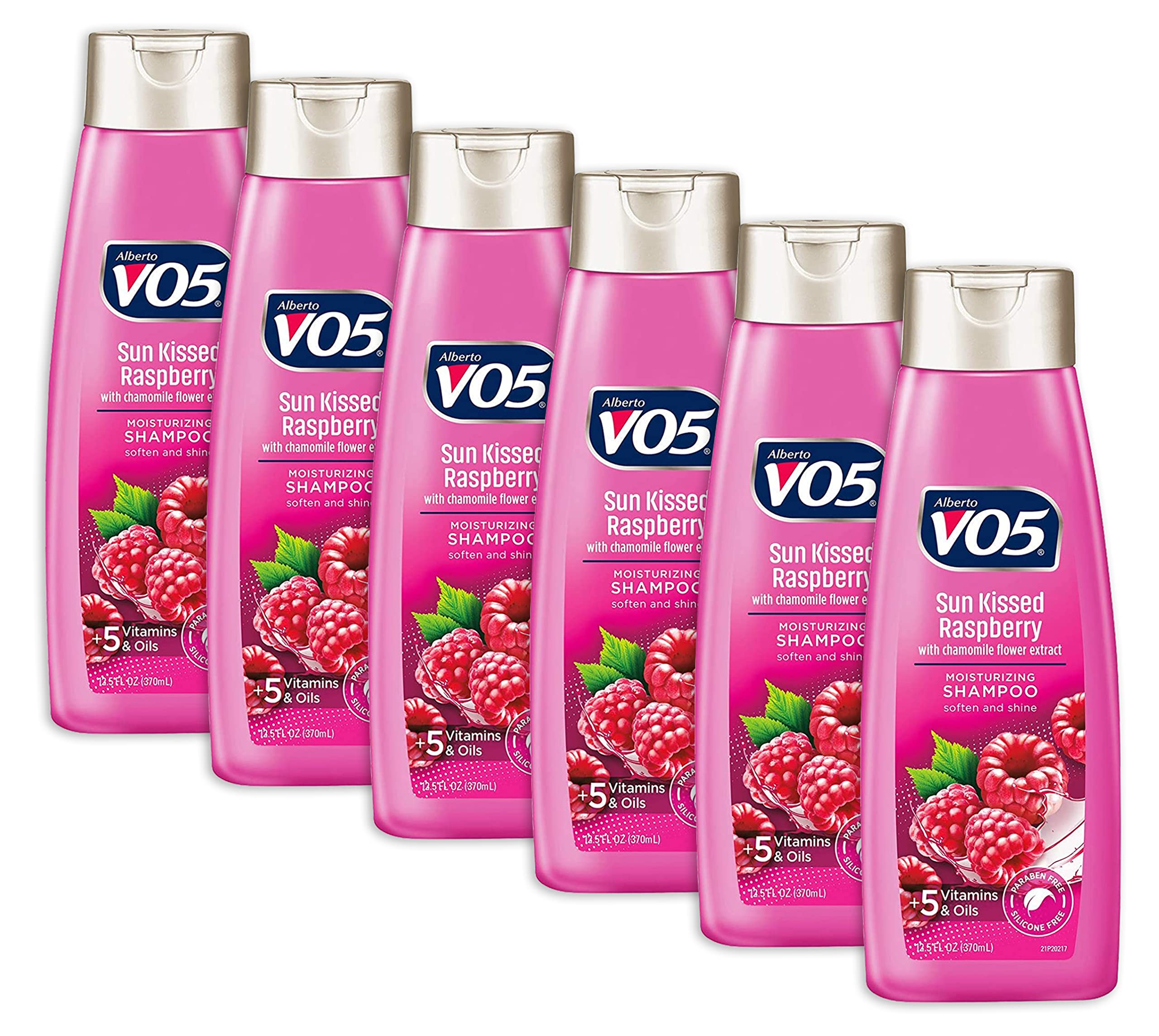 Vo5 Alberto Herbal Escapes Balancing Shampoo Sun Kissed Raspberry 12.5OZ (Pack of 6)