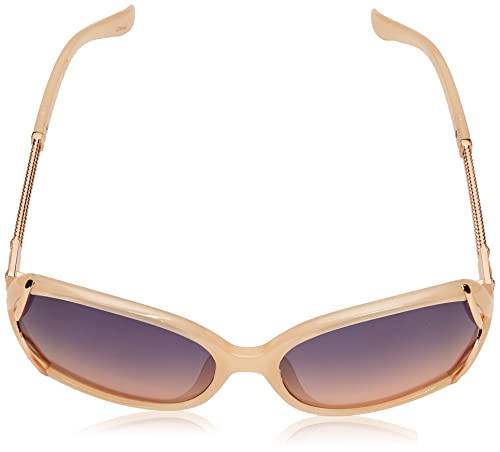 Jessica Simpson J6011 Beautiful Women's Butterfly Sunglasses with 100% UV Protection. Glam Gifts for Her, 60 mm, Nude
