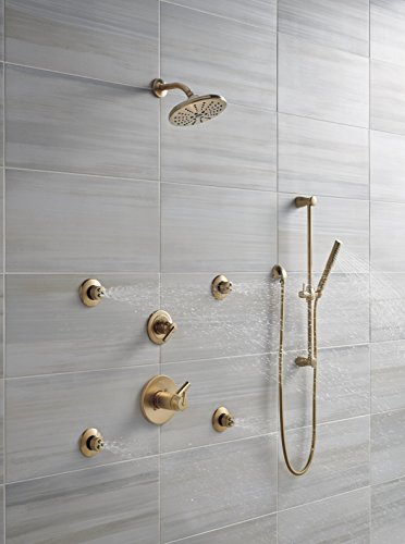 Delta Faucet Wall-Mount Supply Wall Elbow for Hand Held Shower with Hose, Champagne Bronze 50560-CZ