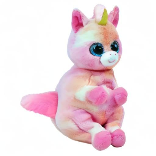 TY Toys Beanie Babies Unicorn Skylar - 15 CM, Pink,2009125