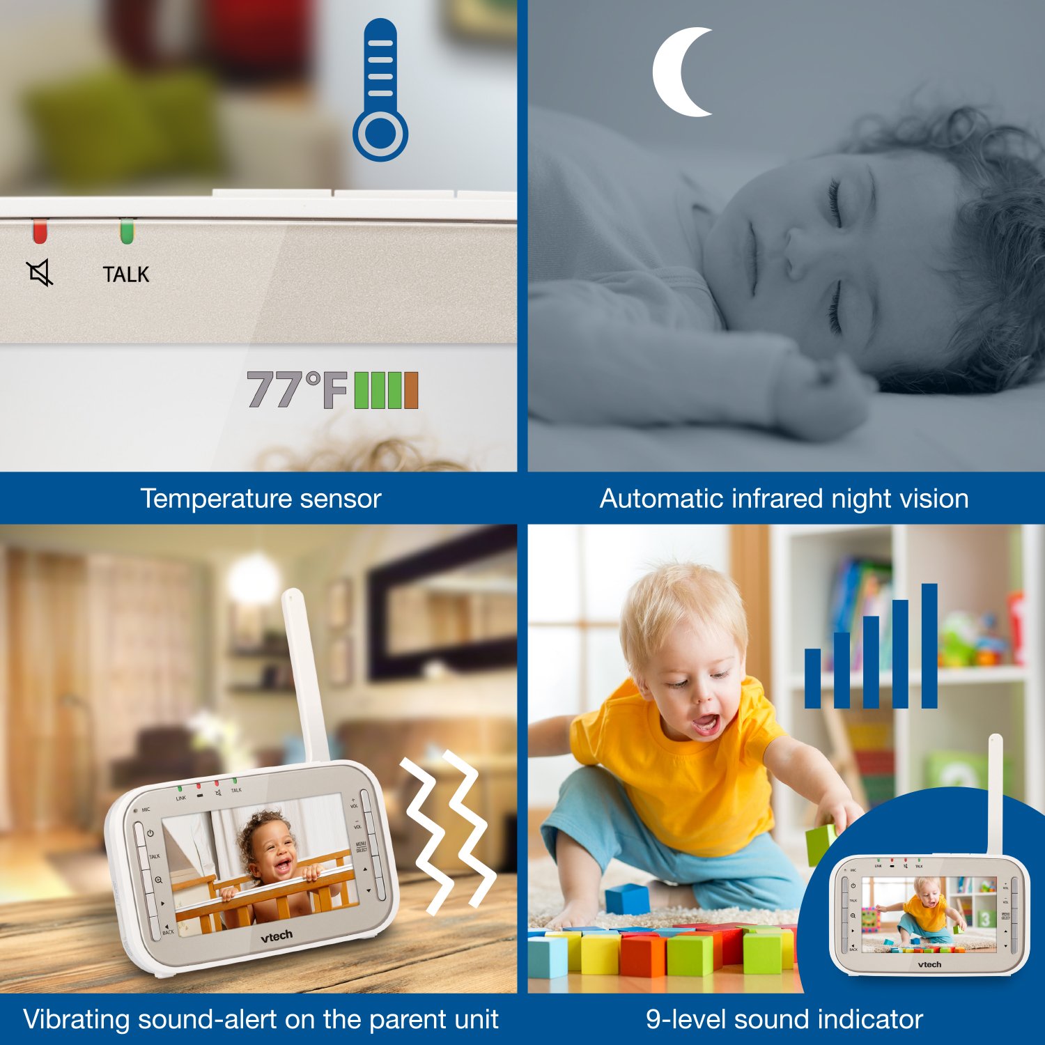 VTech VM305 Pan & Tilt Accessory Camera — Requires a VTech VM343 Baby Monitor to Operate