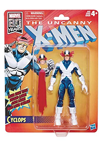Marvel Retro 6"-Scale Fan Figure Collection Cyclops (X-Men) Action Figure Toy – Super Hero Collectible Series