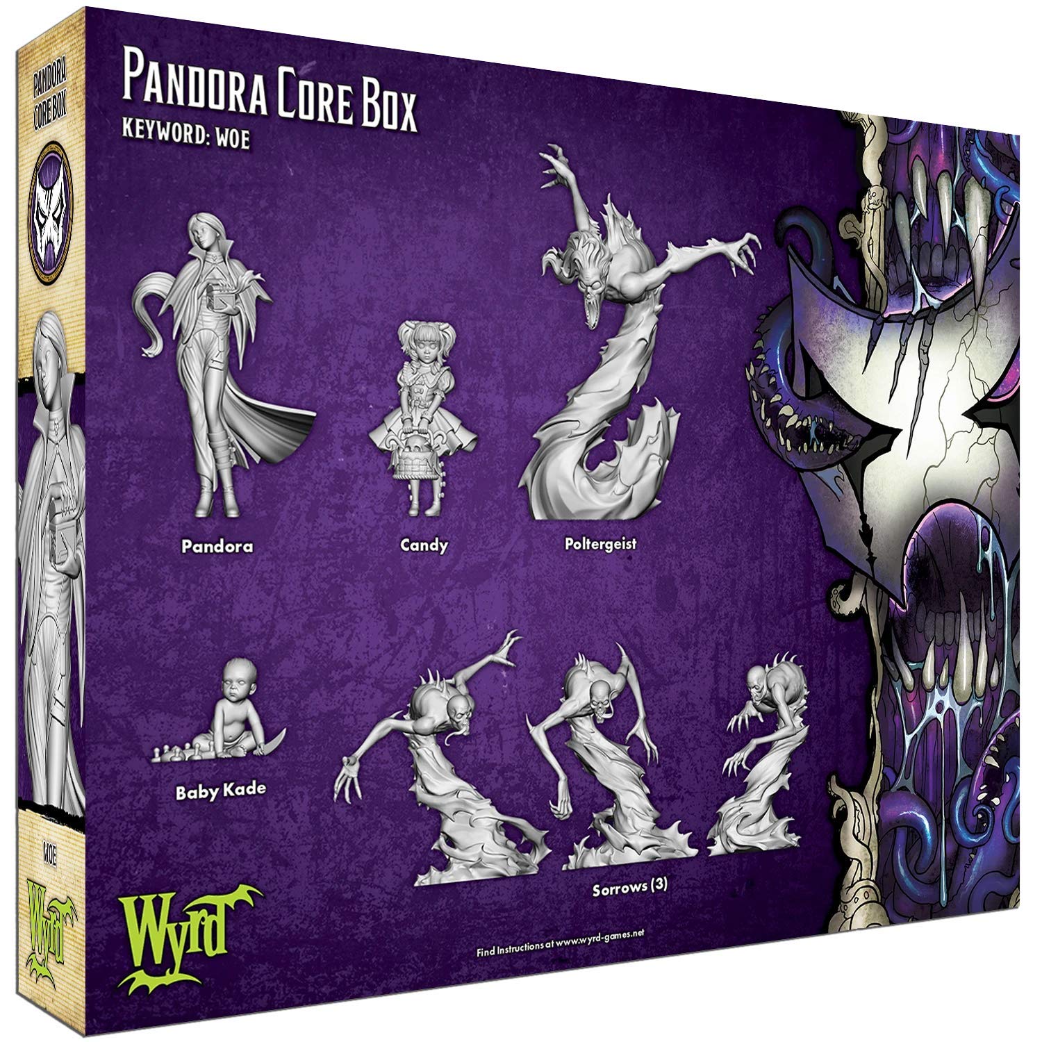 Malifaux Third Edition Neverborn Pandora Core Box