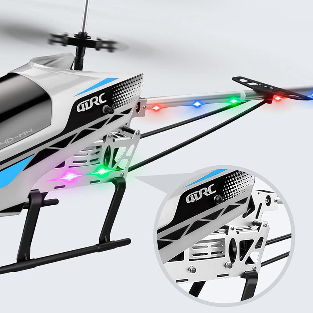 Nsddm 72cm Large Remote Control Helicopter with Camera Alloy Fall Resistant RC Airplane 2.4Ghz Electric Rc Aircraft for Beginners Kids Adults Toy Gifts RTF (Color : Blue)
