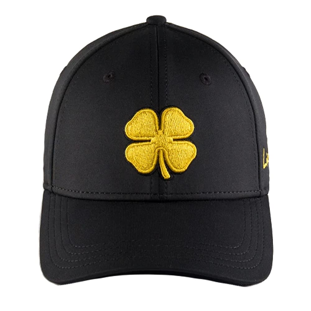 Black Clover Premium Clover 49 Black Hat/Gold Clover L/XL