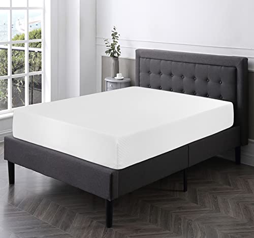 FLL Mattress, Twin Mattress 8 inch Medium Firm Feel Gel Memory Foam Mattress with CertiPUR-US Certified Twin Size Mattress for Cool Sleep & Pressure Relief (White)