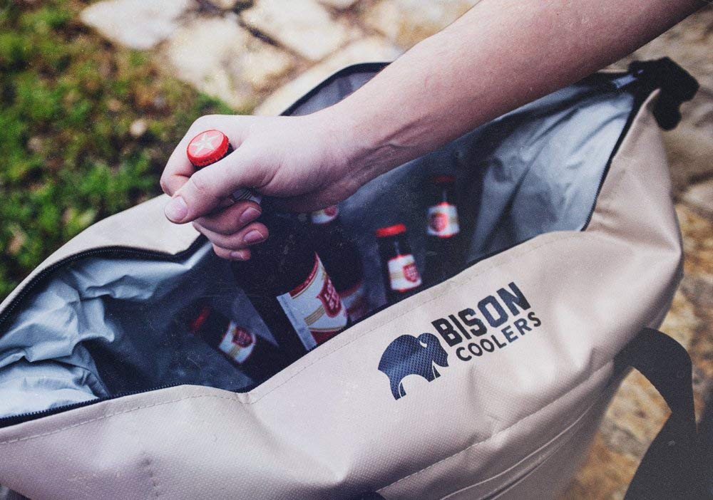 Bison Soft Cooler, Small Cooler Bag, Travel Cooler, Soft Sided Cooler Bag, Camping Coolers, Insulated Cooler, Soft Cooler Bag, Travel Cooler for Car, Bag Cooler