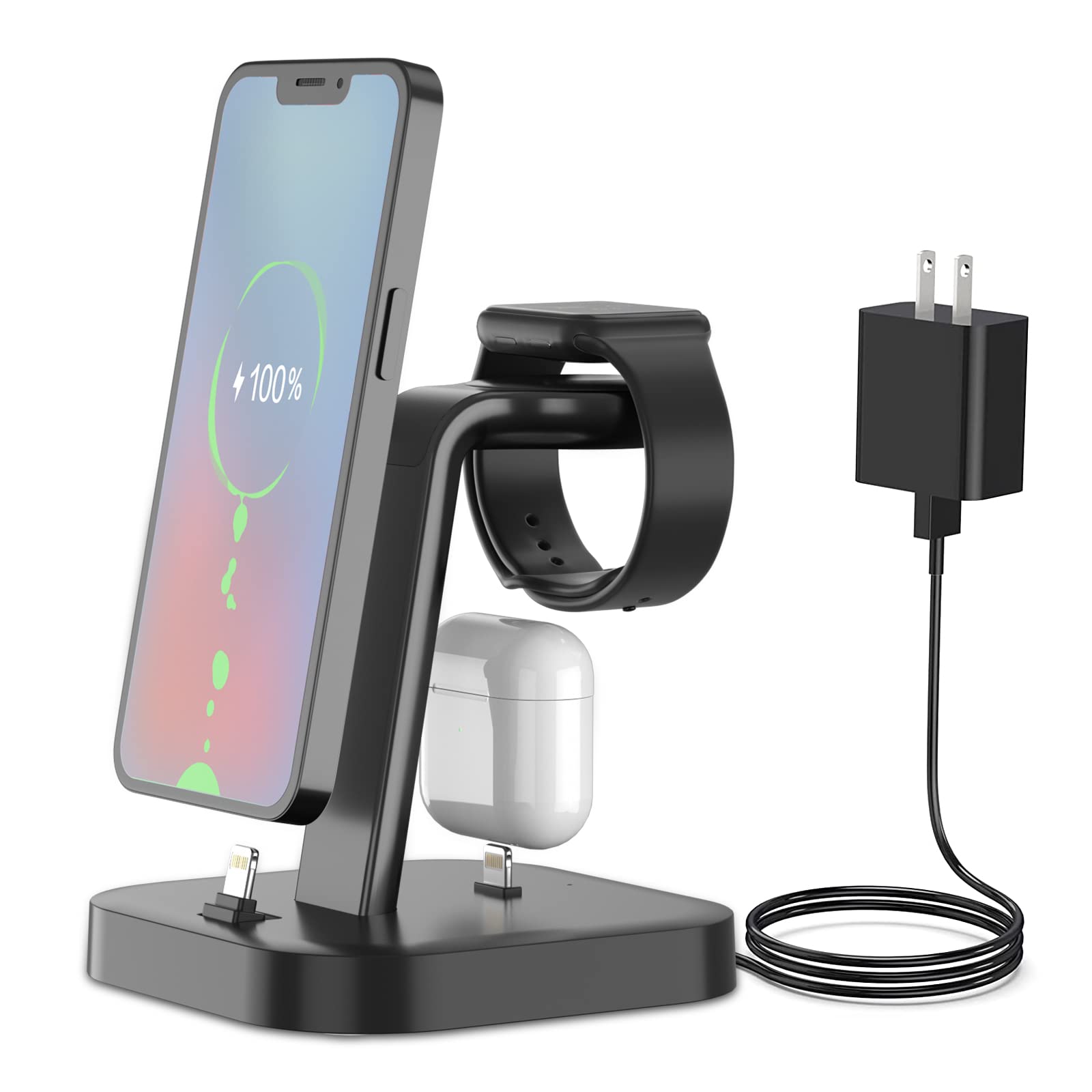 Charger Station for Nitendo Switch/PS5/Slim/Xbox Fast Charger Stand with USB Hubs,Mate/Oculus Quest 3 Accessories with Charged Station,Data Cable