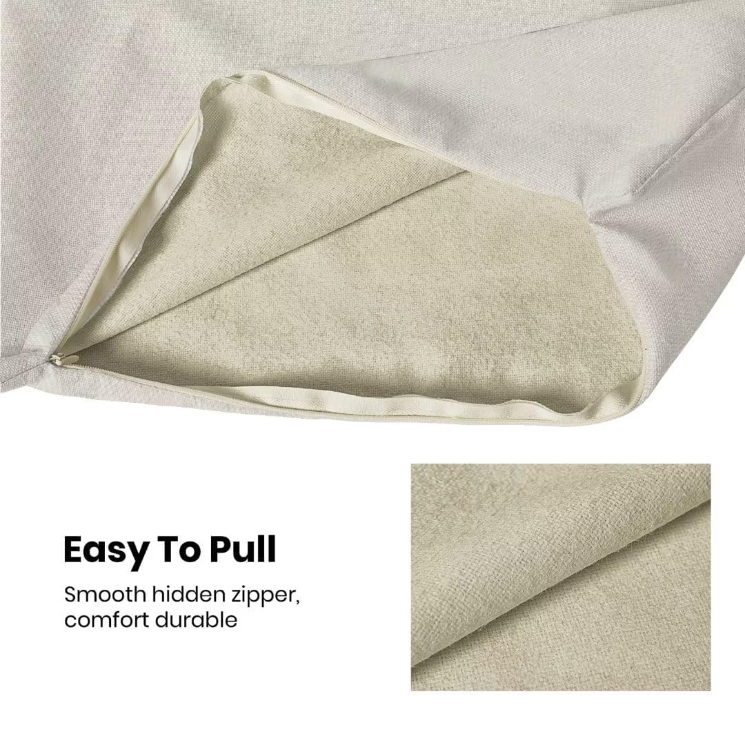 BETGINY Black and White Christmas Pillow Covers 20X20 Inch Pack of 2, Geometric Pattern Christmas Tree Decorative Throw Pillow Linen Winter Xmas Pillow Cases Cushion for Bedroom Home Sofa