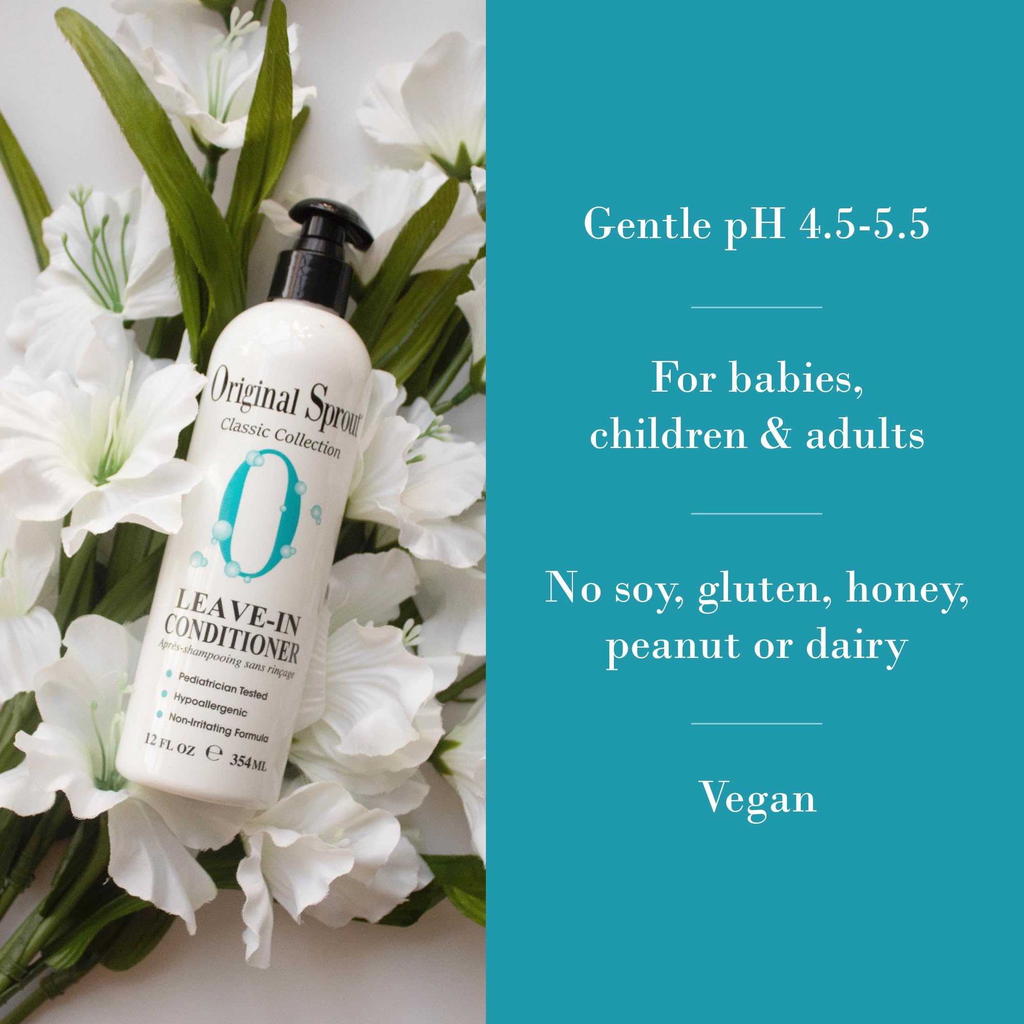Original Sprout Leave-In Conditioner and Pre-Swim Treatment for All Hair Types, 4 oz. Bottle