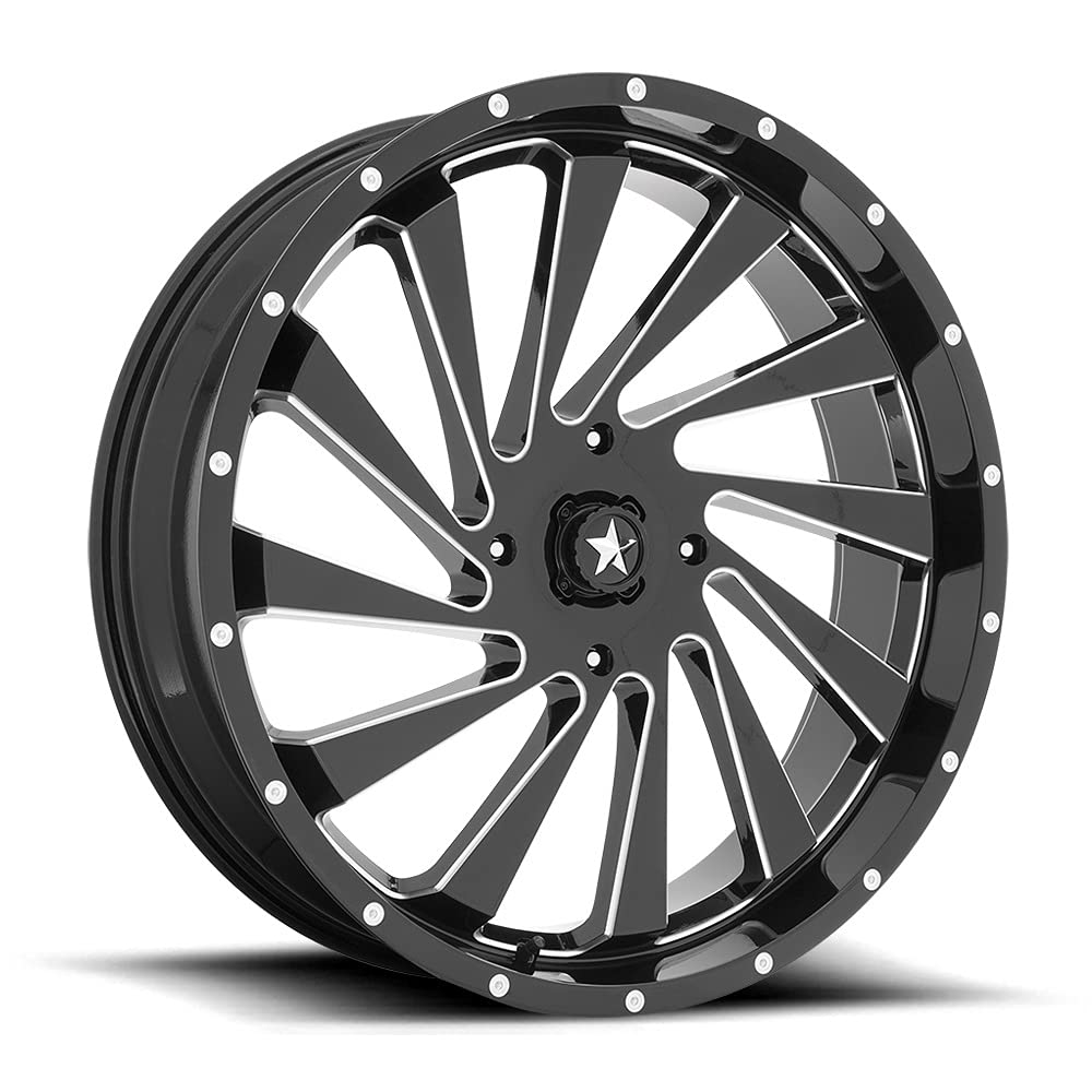 MSA Offroad Wheels MA46 22X7 4X156 G-BLK MILL 00MM - M46-022756M