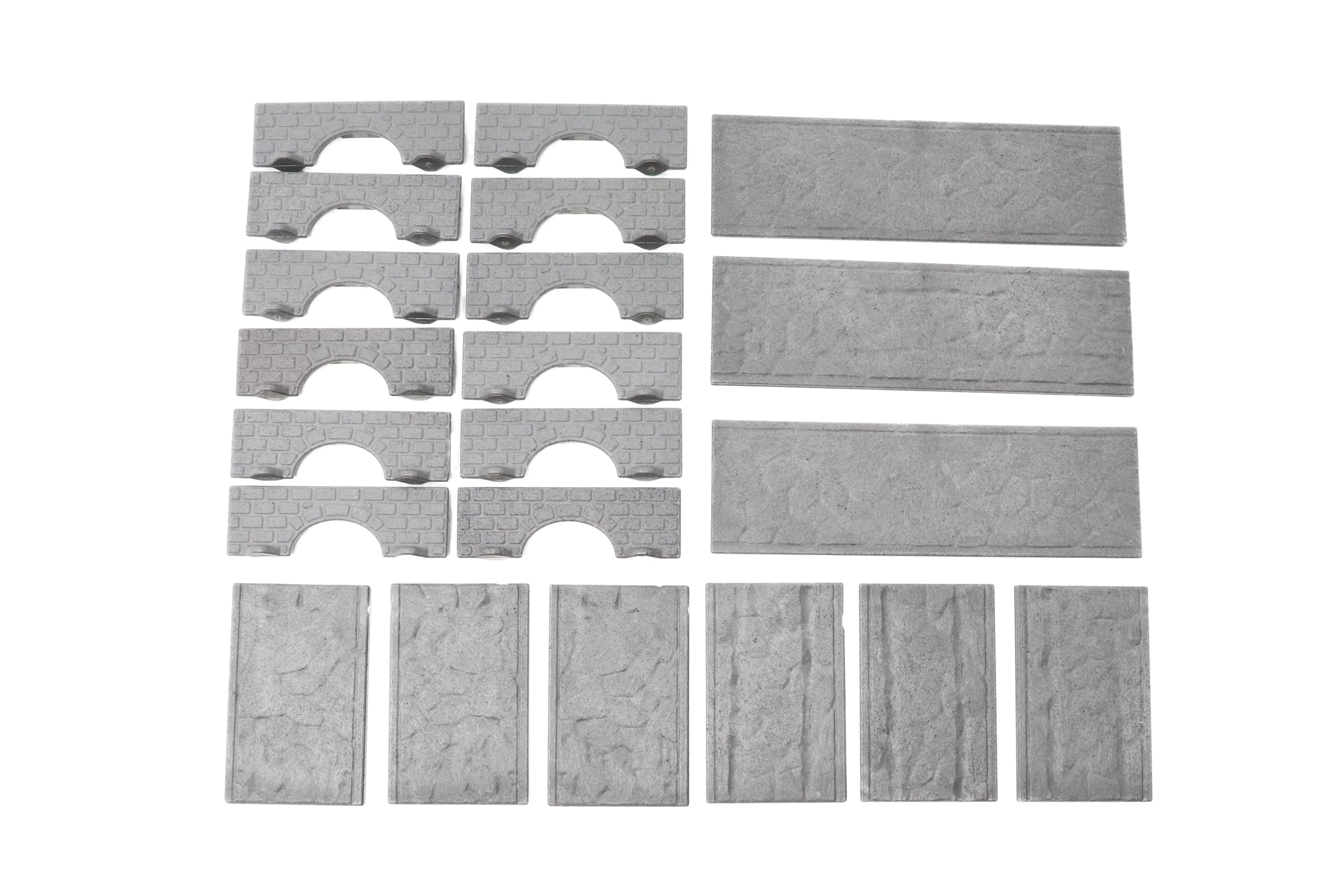 Stone Bridges Kit - Mini Dungeon Castle Cavern Terrain for RPGs, Dungeons & Dragons (DND), Pathfinder, War Gaming, and More! by DCD (21pcs, 3ft)