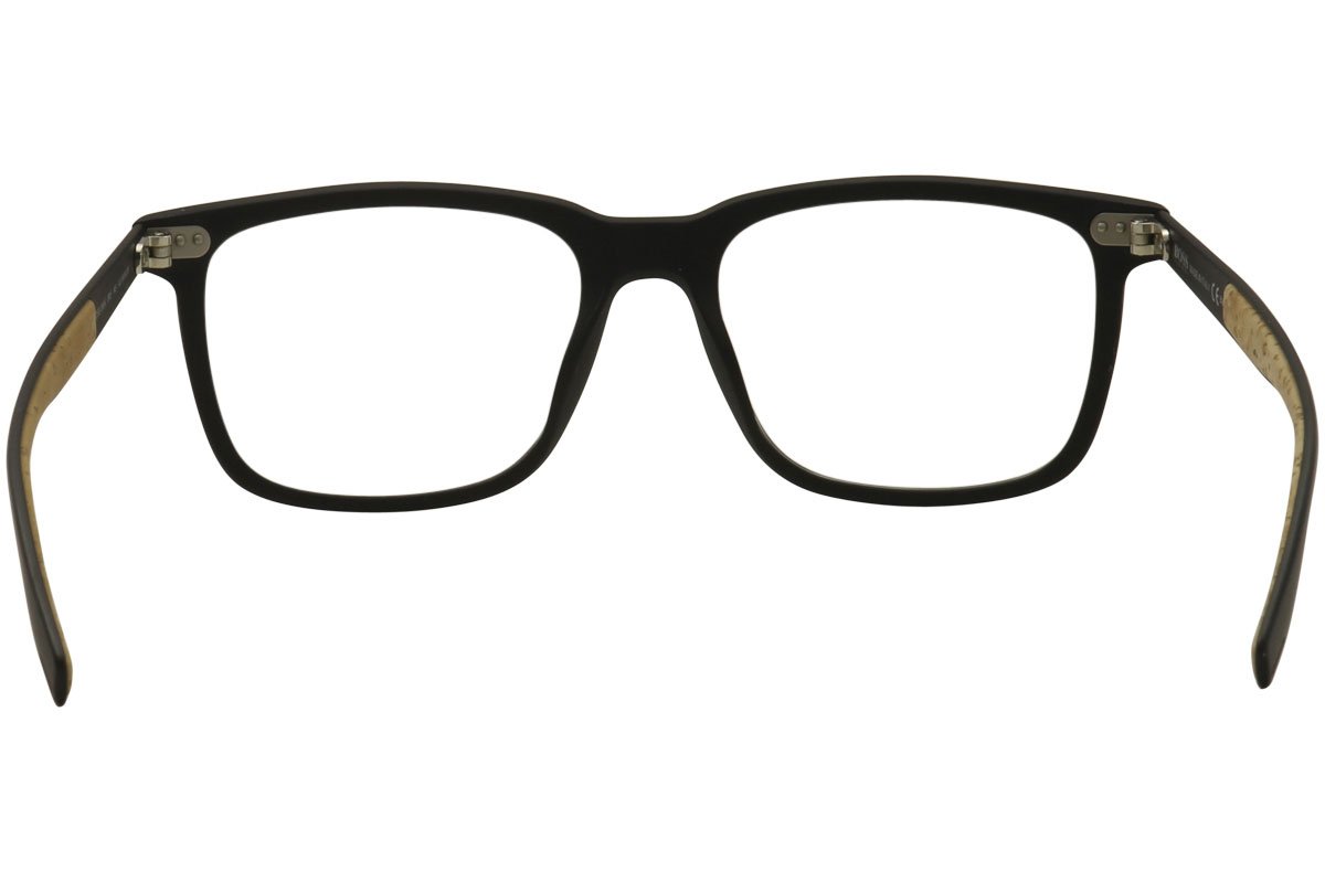 Boss hub Plastic Rectangular Eyeglasses 53 00R5 Black