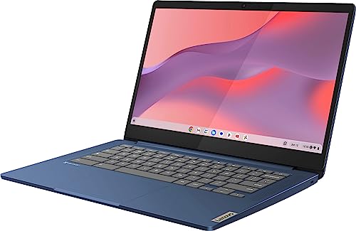 Lenovo Newest Flagship Chromebook, 14" FHD Touchscreen Slim Thin Light Laptop Computer, 8-Core MediaTek Kompanio 520 Processor, 4GB RAM, 64GB eMMC, WiFi 6,Webcam, Long Hours, Chrome OS+HubxcelAccesory