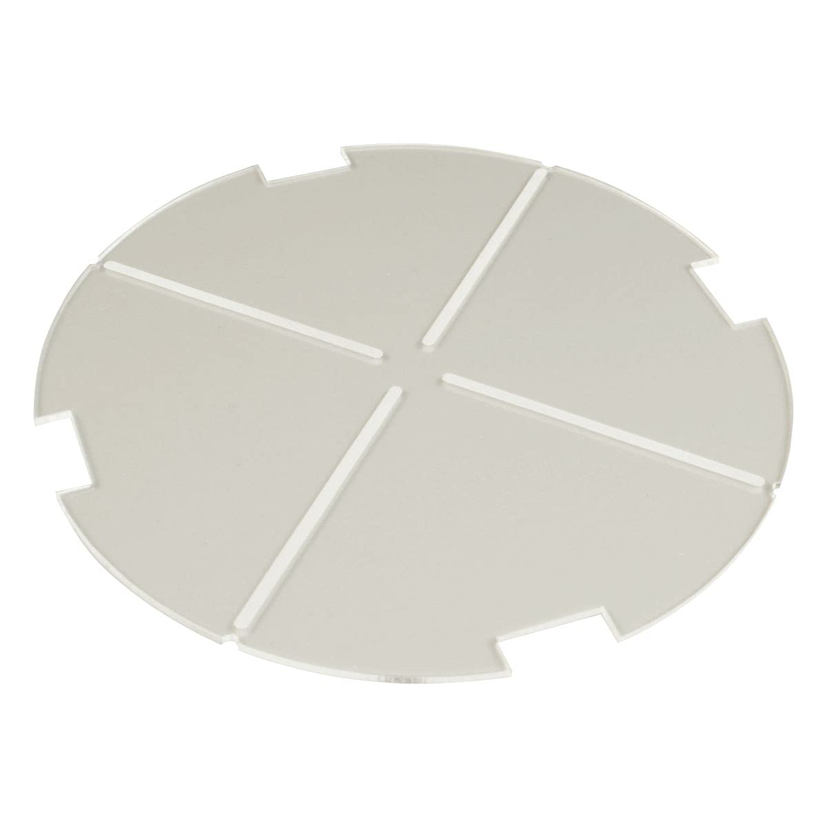 LITKO Notched Circle Tank Base | Compatible with Star Wars: Legion | 120mm | LAAT-le | 1.5mm Clear Acrylic