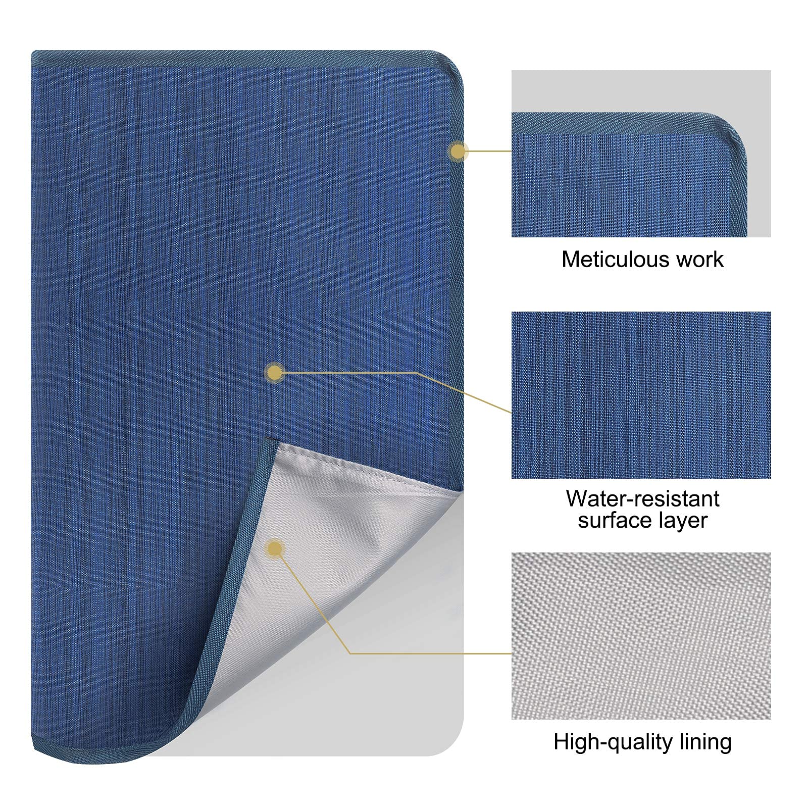 MASiKEN Universal Cover for PS5 Console, Dust Cover Place Upright, Soft Neat Lining Dust Protector for Playstation 5 Digital and Disc Version, Precision Cut Easy Access Cable Port (Blue)