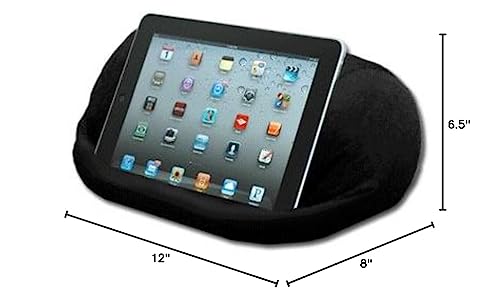 LAP PRO - Stand/Tray, Universal Beanbag Lap Stand/ for iPad, Pro, Air, & all Tablets, E-Readers, Books & Magazines - Bed, Couch, Travel - Adjustable Angle; 0 - 89 deg. 1st RUN SOLD OUT IN 2 WEEKS!..
