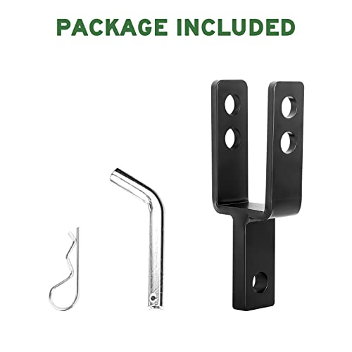 EBESTTECH 1PC Quick Hitch Adapter Bracket fit for Category 1 Quick Hitch Used to Adjust Top Link Bracket Movements Adjustable Top Bracket Hitch Adapter
