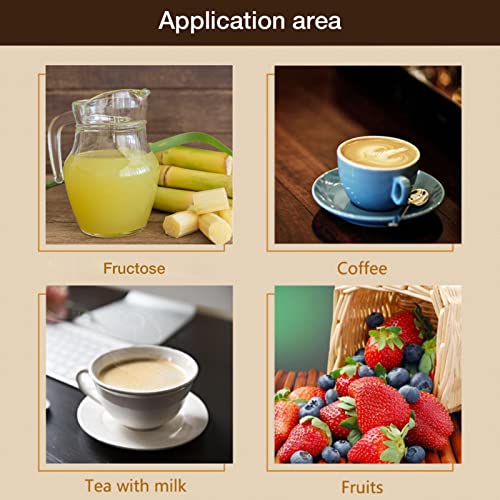 Digital Coffee Concentration Refractometer with BRIX Display Coffee Concentration Meter Sugar Drinks Density Coffee Brix Total Dissolved Solids Meter with TWO Measurement Modes