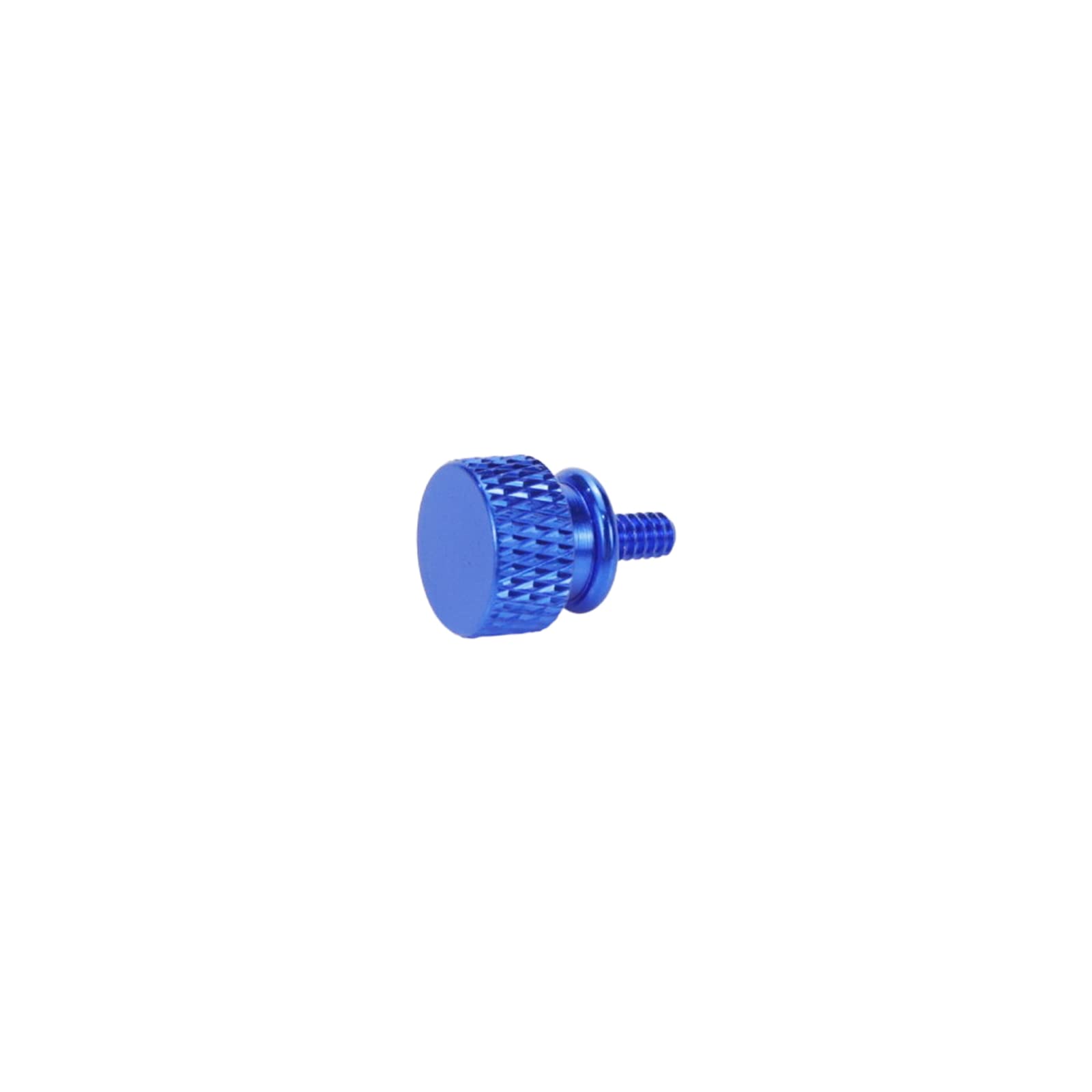 Curqia Aluminum Alloy Thumb Screws Hand Tighten Screws PC Screws for Cover/Power Supply/PCI Slots/Hard Drives (10 PCS, Blue)