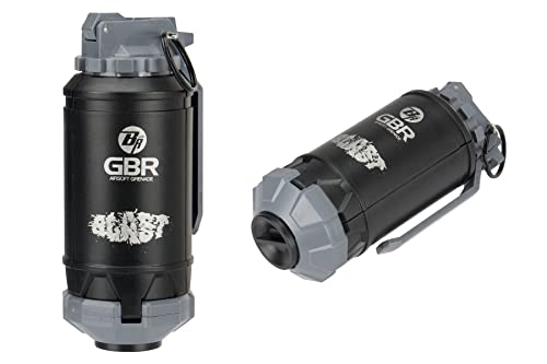 Lancer Tactical - GBR Outdoor 130 Round Spring Powered ABS BB Impact Shower for Airsoft, Pack of 2 - Black