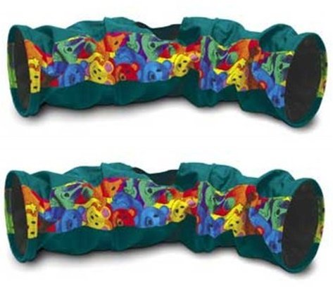 Super Pet 2 Pack of Crinkle Tunnels, Colors May Vary, 23-Inch Length