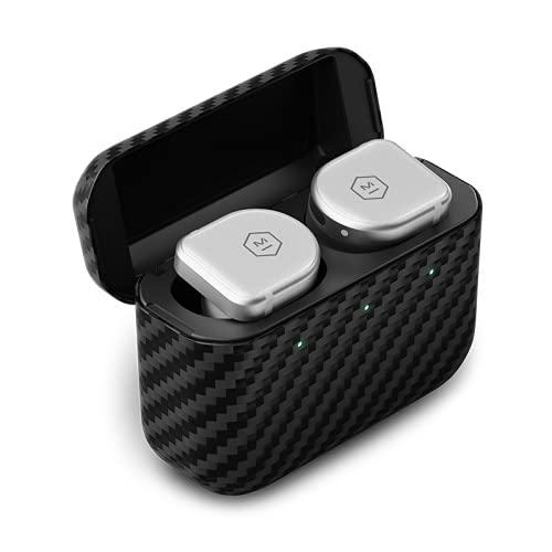 MASTER & DYNAMIC MW08 Sport Active Noise-Cancelling True Wireless Earphones (Silver Sapphire Glass/Black Case)