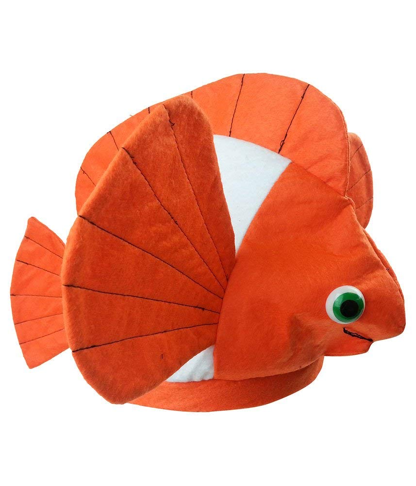 Funny Party Hats Fish Hat - Clown Fish Hat - Ocean Animal Hats - Sea Animal Hats - Costume Hats