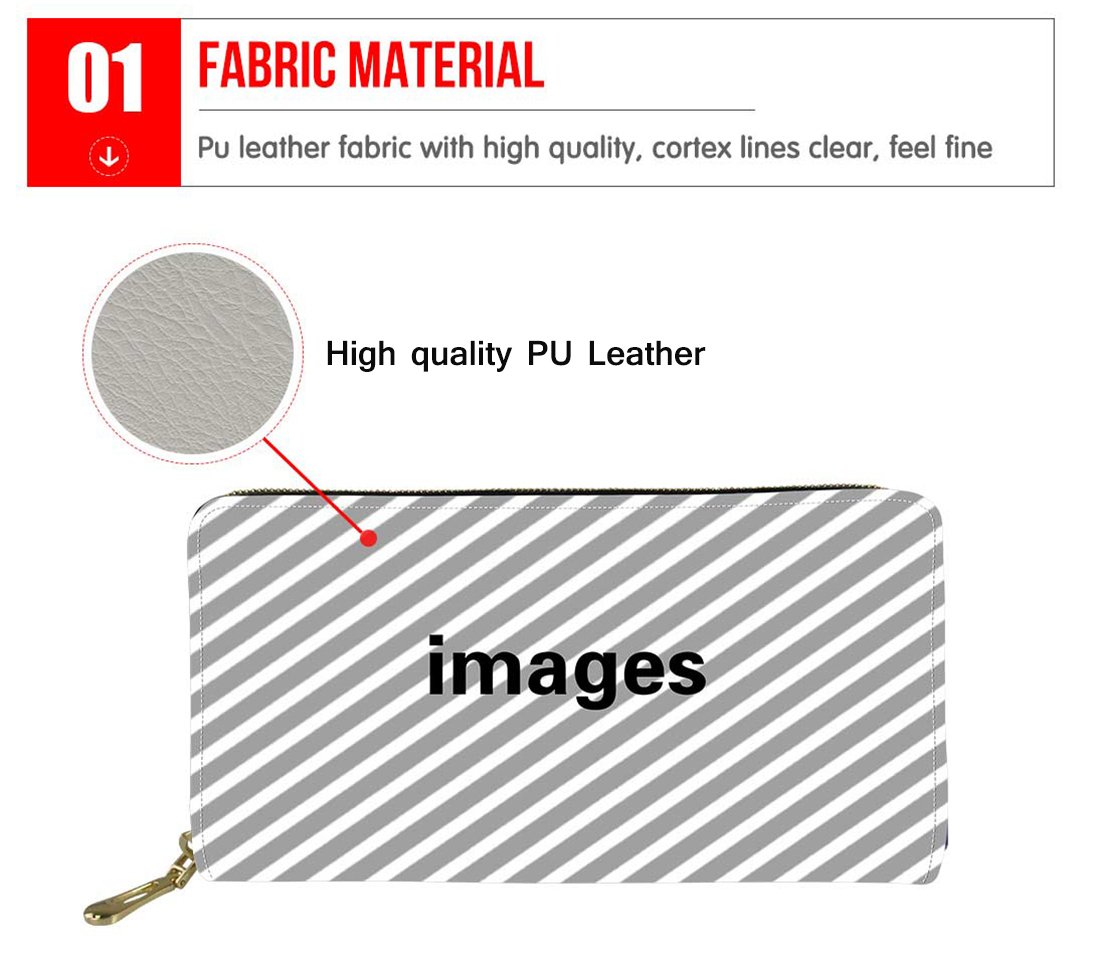 Mumeson Women RFID PU Leather Zip Around Wallet Corgi Print Clutch Travel Purse
