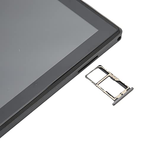 ciciglow 10.1in Table PC, WiFi Tablet Octa Core Chip 4G RAM 128G ROM, 2.4G 5G Dual SIM Dual Standby 7000mAh Battery Gold Tablet with Dual Speakers (US Plug)