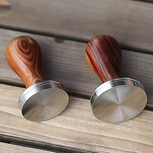Boicafe Coffee Tamper 51mm, Espresso Hand Tamper 51mm,304 Stainless Steel Espresso Coffee Tamper 51mm with Mat