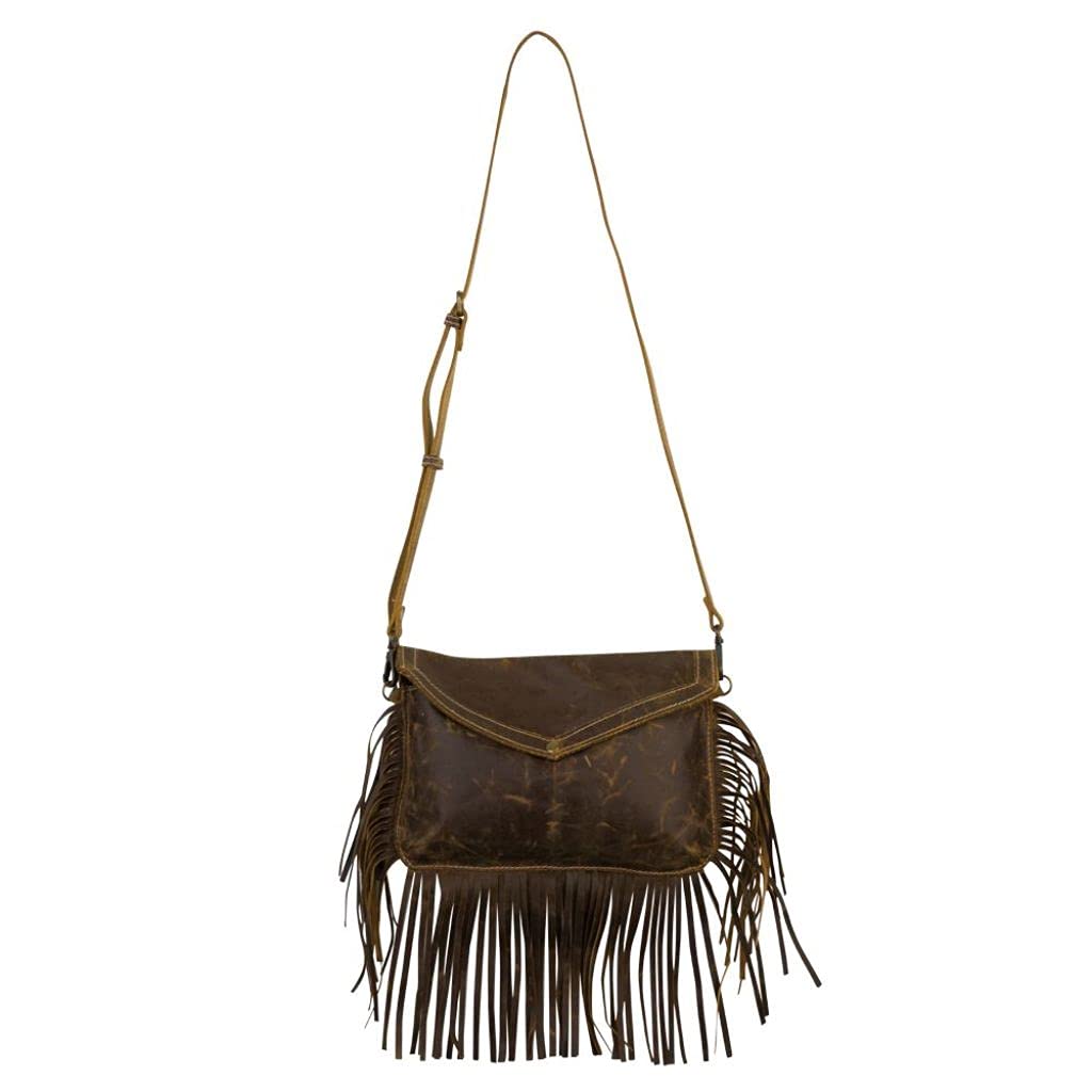Myra Bag Cowgirl'S Love Leather Bag Upcycled Leather S-2190