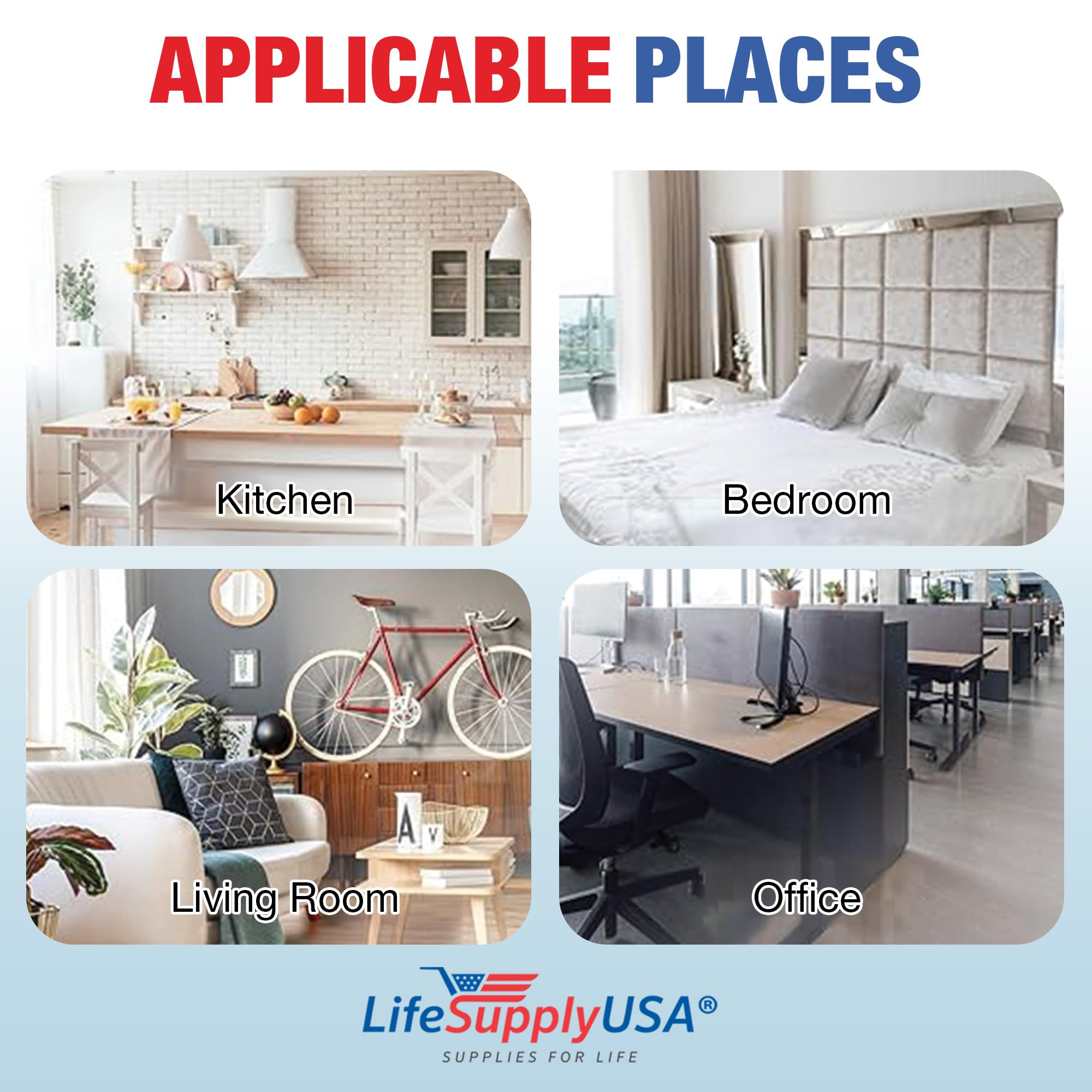 LifeSupplyUSA True HEPA Filter Replacement Compatible with Alen TF50-Carbon HEPA-Fresh Paralda Air Purifier (3-Pack)