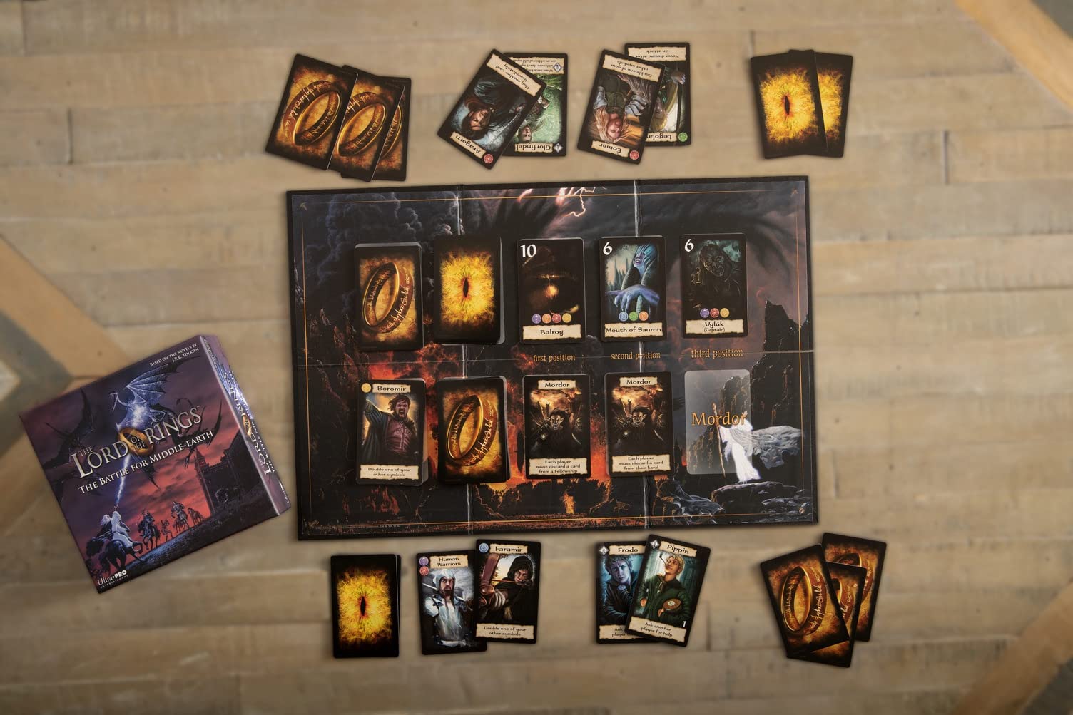 Lord of The Rings Card Game: Battle for Middle Earth - Build Your Fellowship and Defeat Your Enemies, Based on Novels by J.R.R. Tolkien