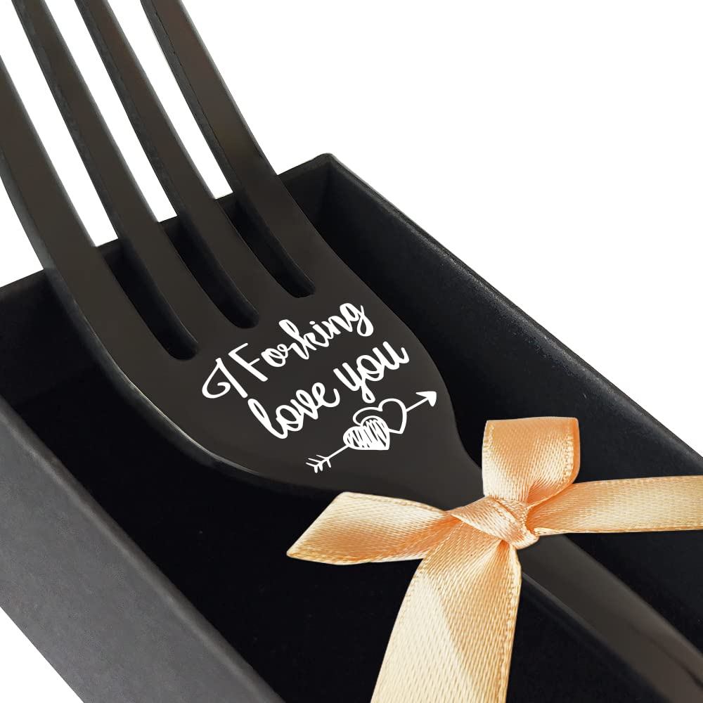 I Forking Love You Funny Gifts for Couple, Valentine's Day Gift for Man, Woman, Boyfriend, Girlfriend, Couple Gifts for Him Her, Hansome, Wife-WFF10