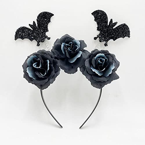 Halloween Decorations Elf Pumpkin Devil Horn Headband Funny Cute Bat Headband Ghost Festival Party Decoration Supplies Helloween Day