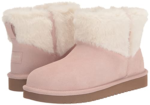 Koolaburra by UGG Women's Aubrei Mini Fashion Boot, Peach Whip, 12