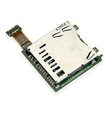 SD Memory Card Reader Slot Socket Tray with PCB Board Flex Cable Connection Replacement Compatible with Nintendo 3DS (2pcs)