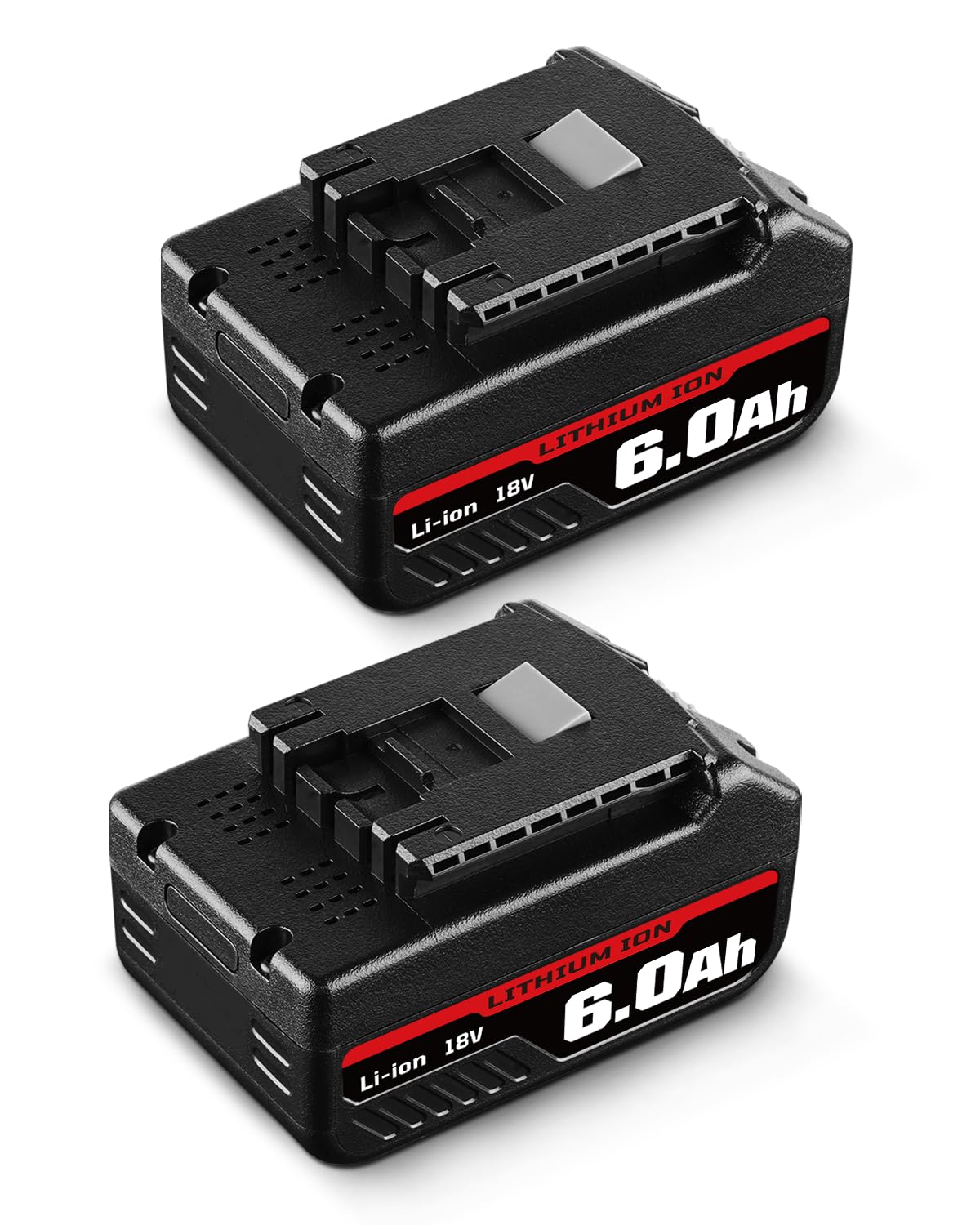 CEENR 2Pack 6.0Ah 18V BAT609 Battery Compatible with Bosch 18V Battery Li-ion Battery Replacement BAT609G BAT609 BAT618 BAT618G BAT619 BAT622 BAT612