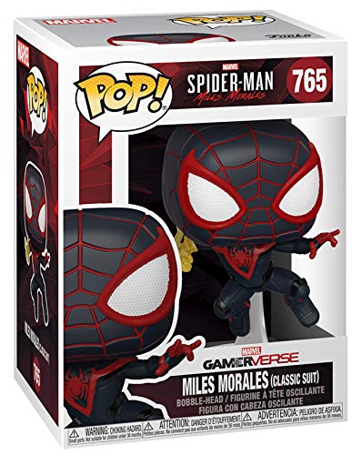 Marvel: Spider-Man Gamerverse - Classic Miles Morales Funko Pop! Vinyl Figure (Bundled with Compatible Box Protector Case), Multicolor, 3.75