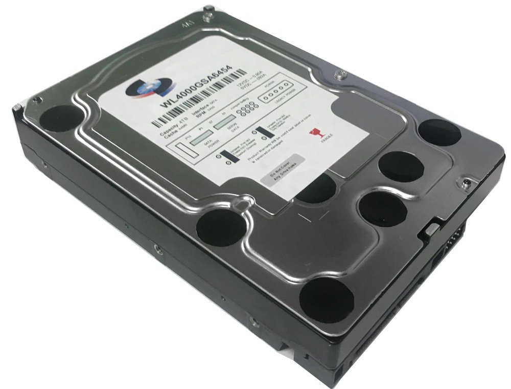 WL 4TB 64MB Cache 5400RPM SATA III (6.0Gb/s) 3.5" Internal Surveillance DVR Hard Drive - w/ 1 Year Warranty