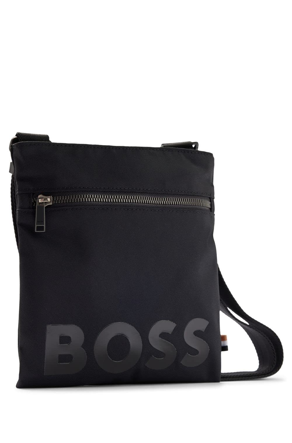 BOSS Men's Catch_s Zip Env Satchel Bag, ONESI, Black