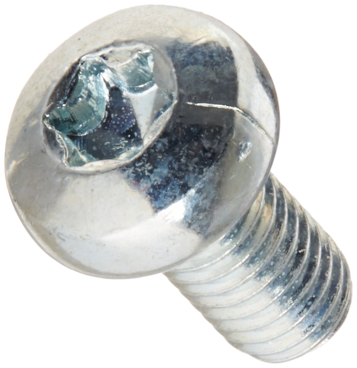 Small Parts MI3107045T Steel Pan Head Machine Screw, Zinc Plated, Meets ISO 7045, T10 Star Drive, M3-0.5 Thread Size, 10 mm Length, Fully Threaded, Import (Pack of 100)