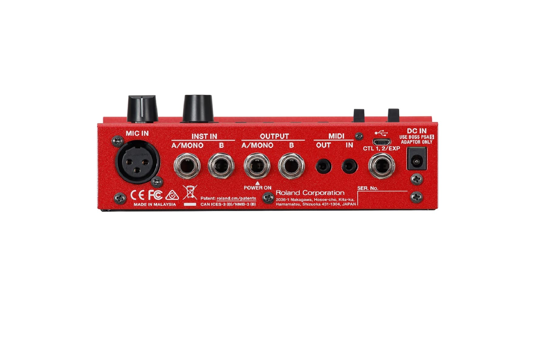 BOSS RC-500 Dual-Track Loop Station β Advanced two-track looper with premium sound quality, Loop FX, 99 phrase memories, 57 rhythms, and MIDI control support