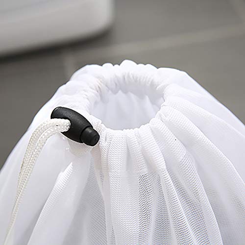 Ochine Mesh Laundry Bags Washing Bag for Delicates, Travel Storage Organize Bag Machine Clothing Wash Bags with Locking Drawstring Closure for Bra, Lingerie, Underwear, Socks, Clothes (1 Pack)
