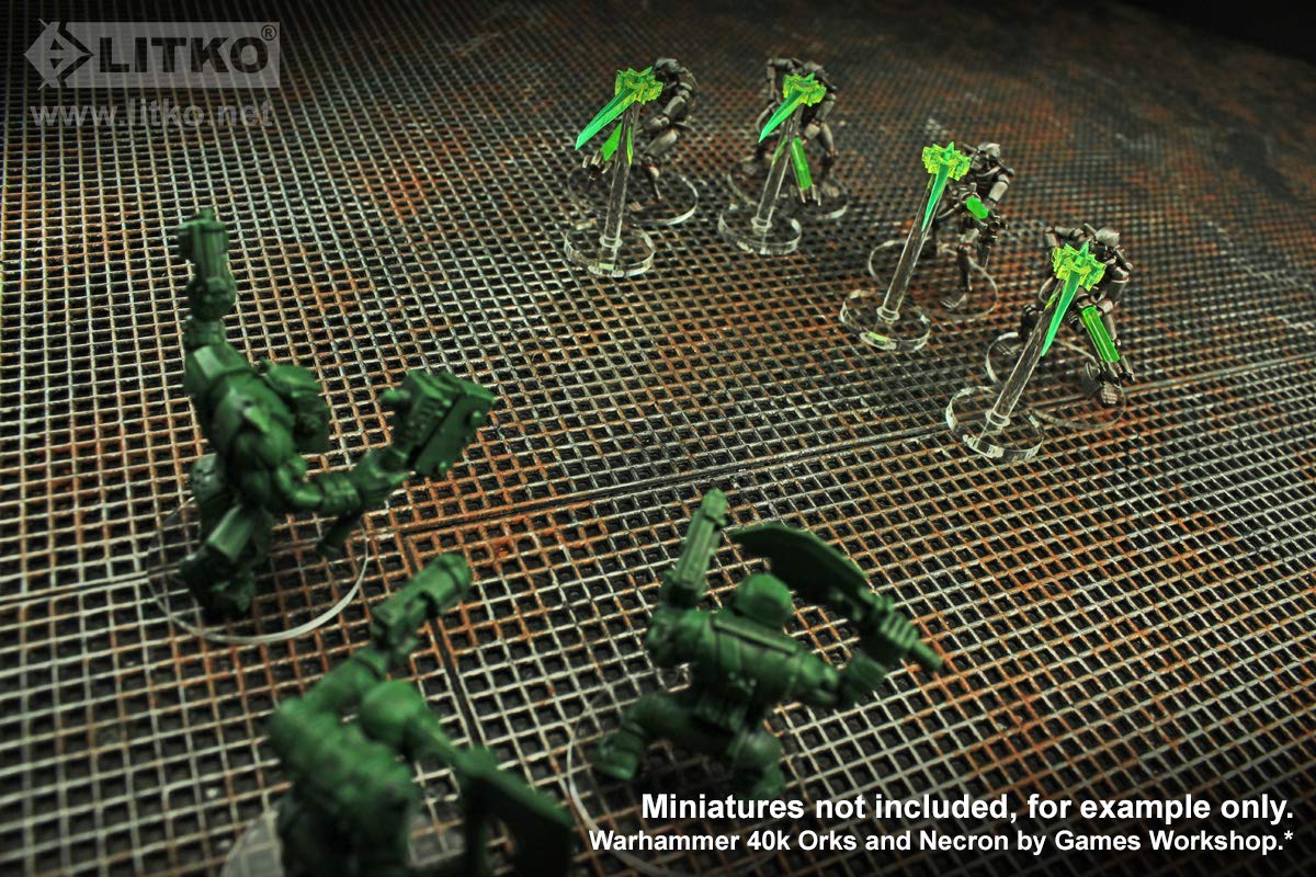 LITKO Laser Beam Stands, Fluorescent Green (5)