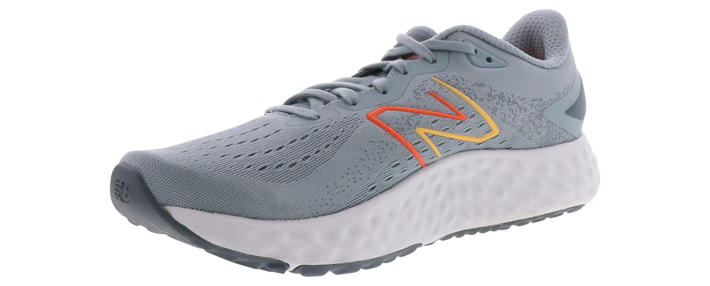 New Balance Men's Fresh Foam EVOZ V2 Running Shoe, Cyclone/Vibrant Orange/Vibrant Apricot, 11