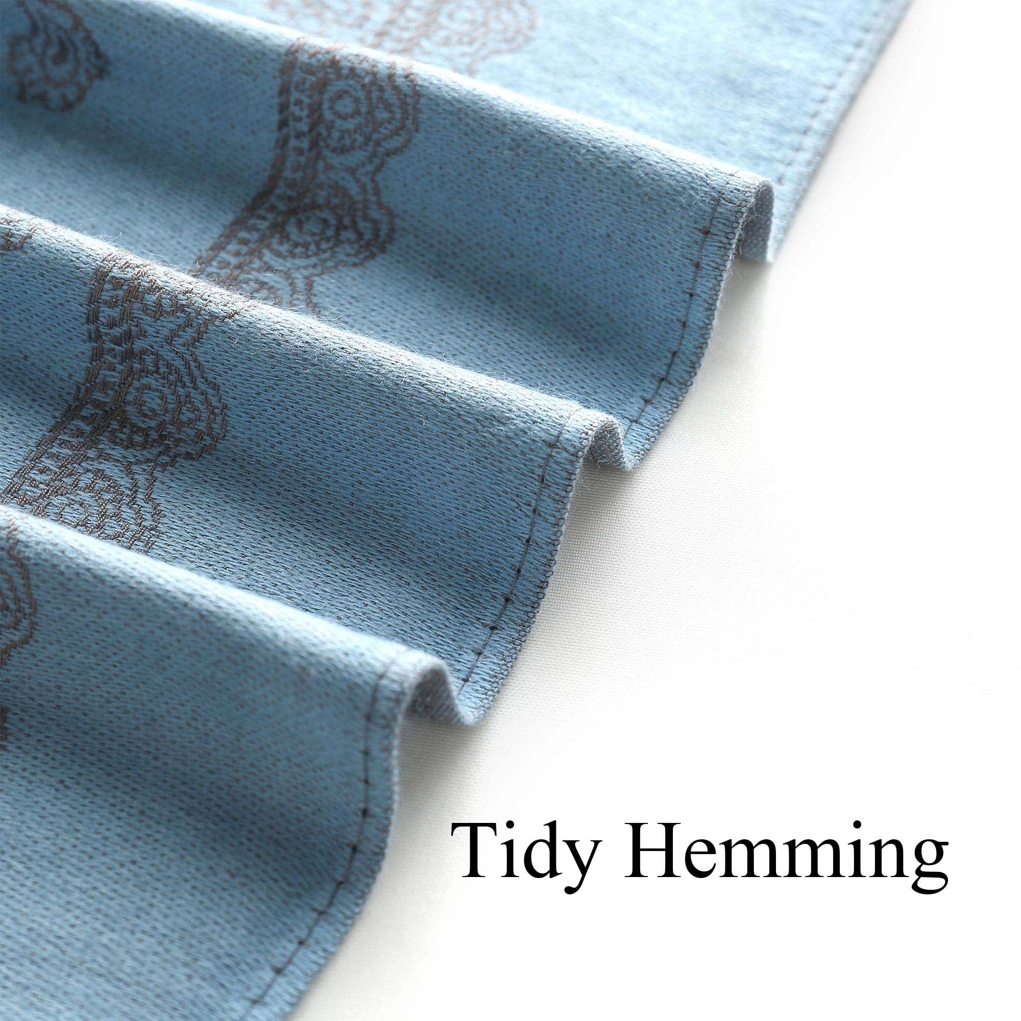 Ciormis Shawl Wraps for Women, Silky Jacquard Paisley Pashmina Scarves for Bridal Formal Dresses(US-Light Blue)