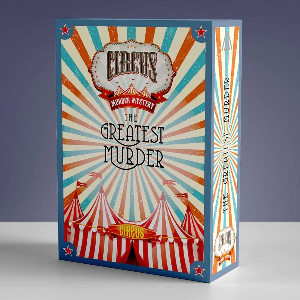 Circus Murder Mystery Host Your Own Game Kit | USB Version with Digital/Printable Files Medium English 4-20 Players