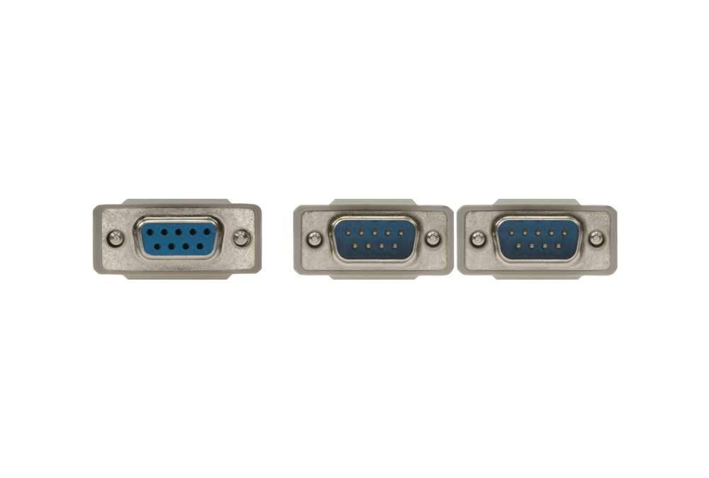 SF Cable 1ft DB9 Female to 2 Male Serial RS232 Splitter Cable